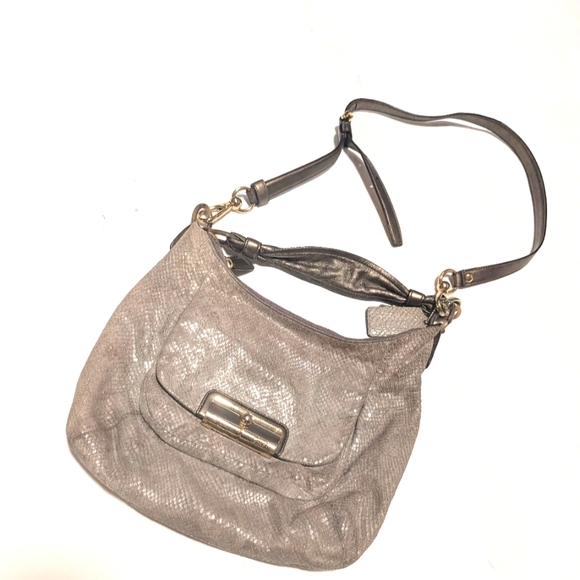 Coach | Bags | Coach Sparkle Python Embossed Shouldercrossbody Bag ...